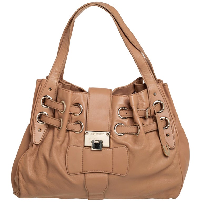 Jimmy Choo Beige Leather Ramona Shoulder Bag at 1stDibs | jimmy choo ...