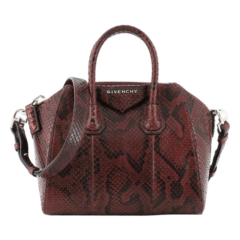 Givenchy Antigona Bag Python Mini at 1stDibs