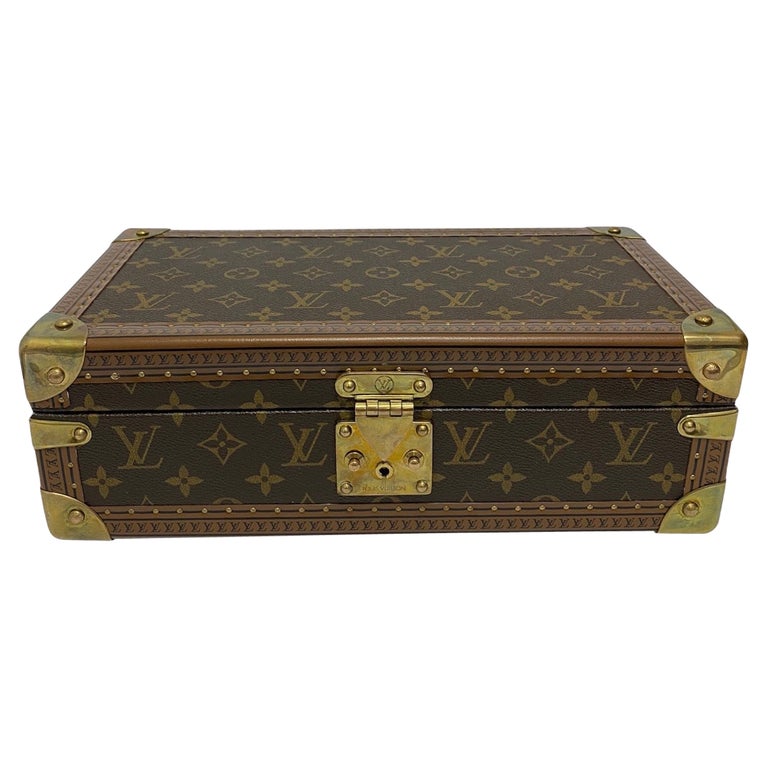 Louis Vuitton Brown Leather Watch Case at 1stDibs