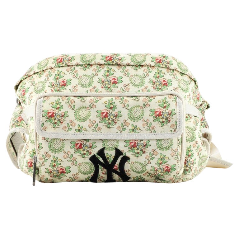 Gucci MLB Convertible Belt Bag Printed Satin with Applique at 1stDibs