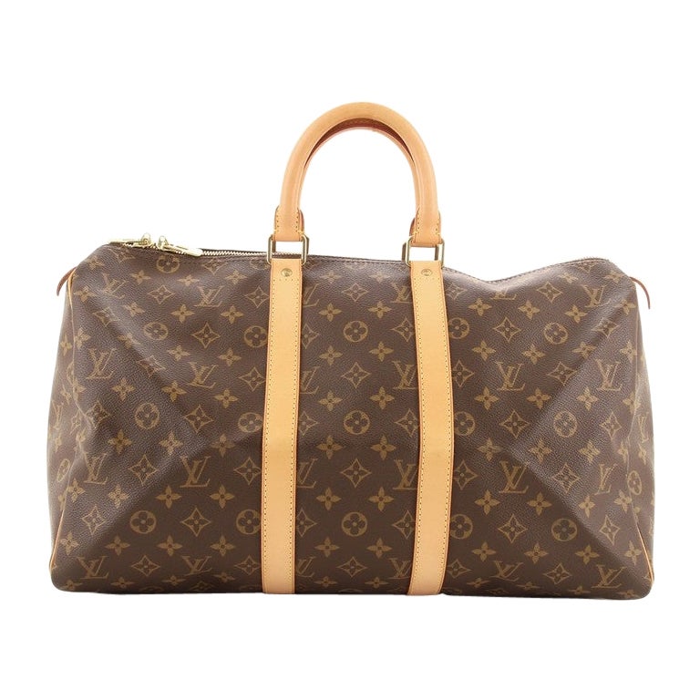 Louis Vuitton Keepall Bag Monogram Canvas 45 at 1stDibs