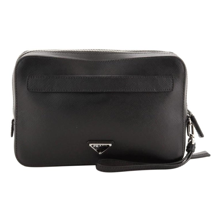 Prada Wristlet Travel Organizer Saffiano Leather at 1stDibs