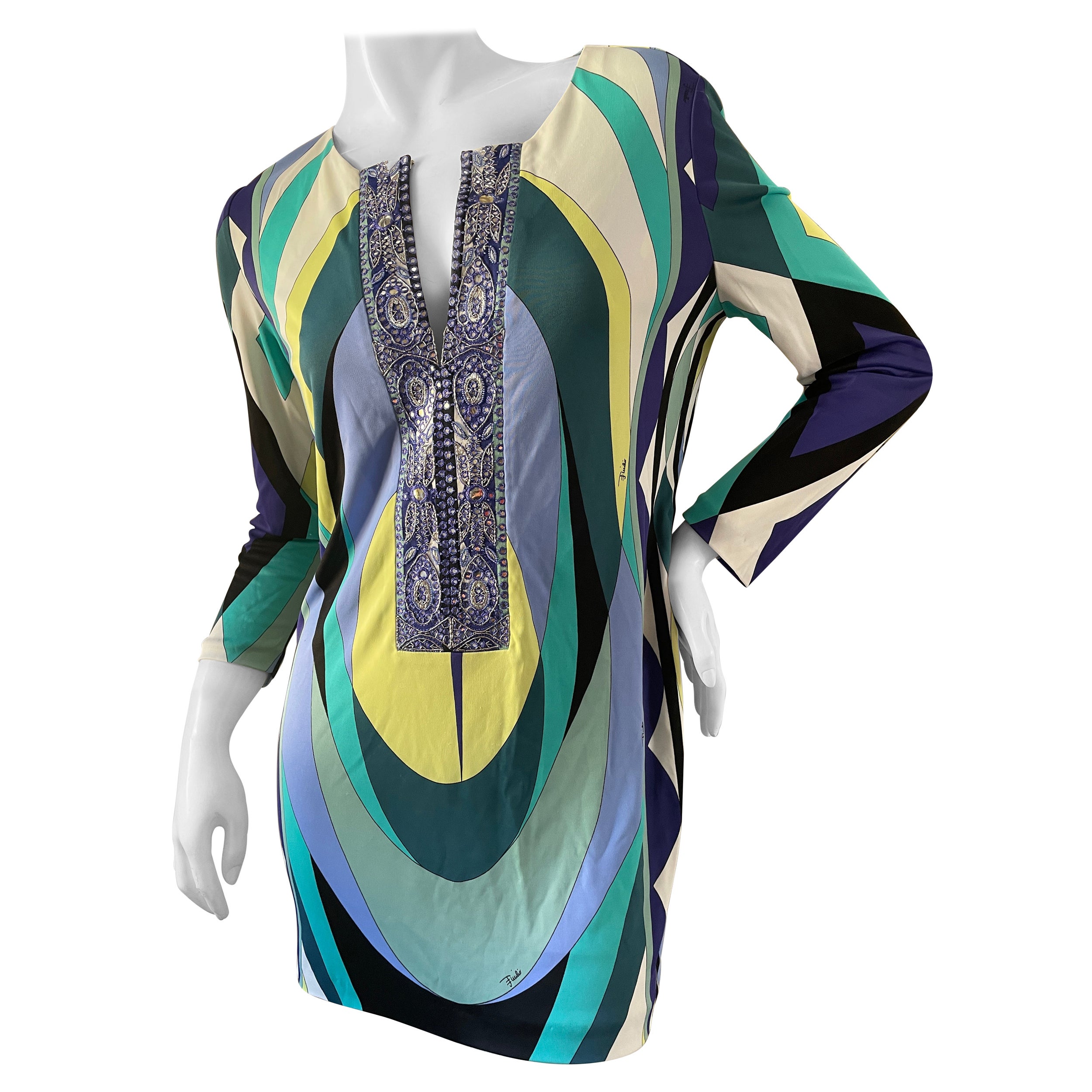Emilio Pucci Silk Caftan at 1stDibs