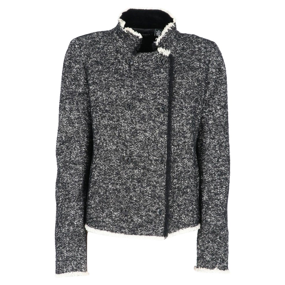 runway CHANEL 10A Paris-Shanghai black lacquered tweed crochet trim ...