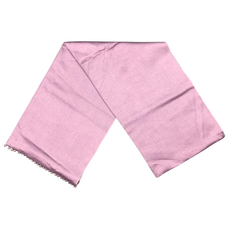 BAJRA Lilac Cashmere / Silk Scarf at 1stDibs