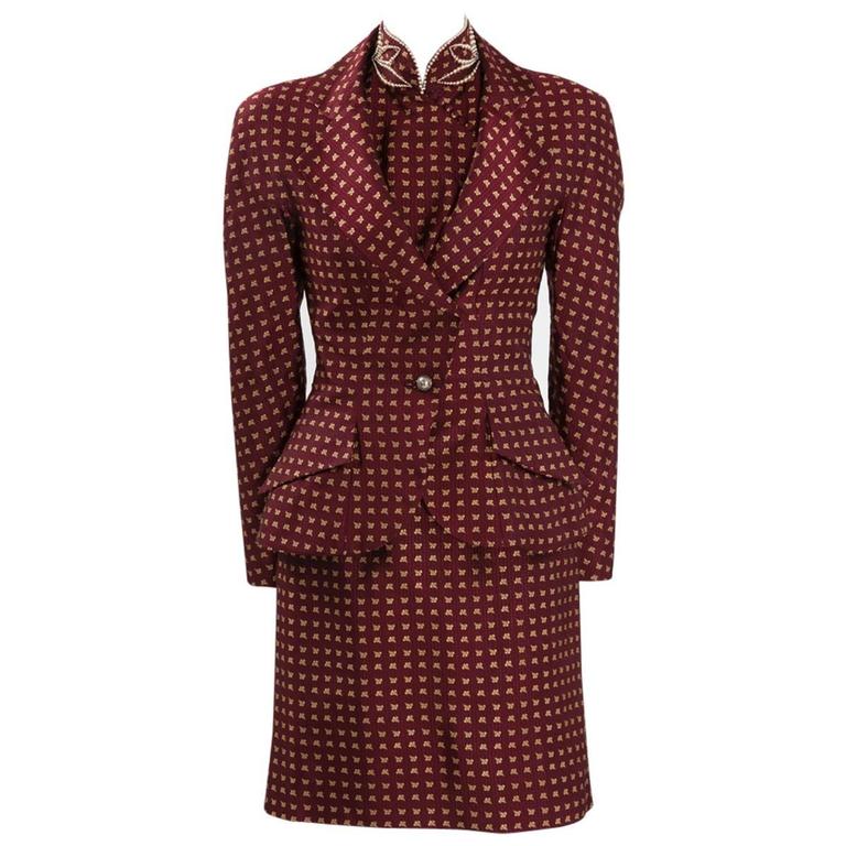 Christian Dior by John Galliano Runway Skirt Suit, Fall-Winter 1997 ...