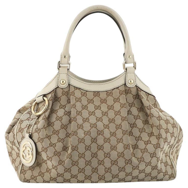 Gucci Sukey Tote GG Canvas Medium at 1stDibs