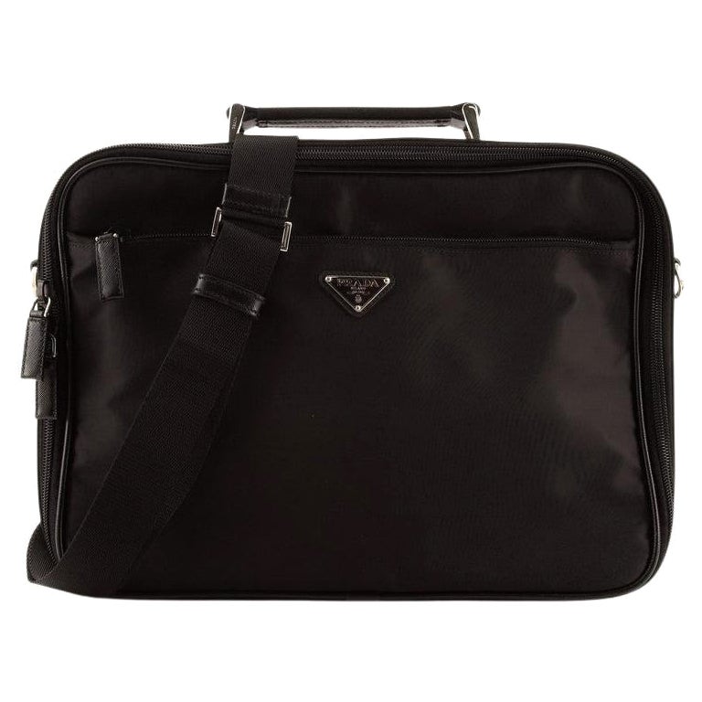 Prada Convertible Computer Case Tessuto and Saffiano at 1stDibs