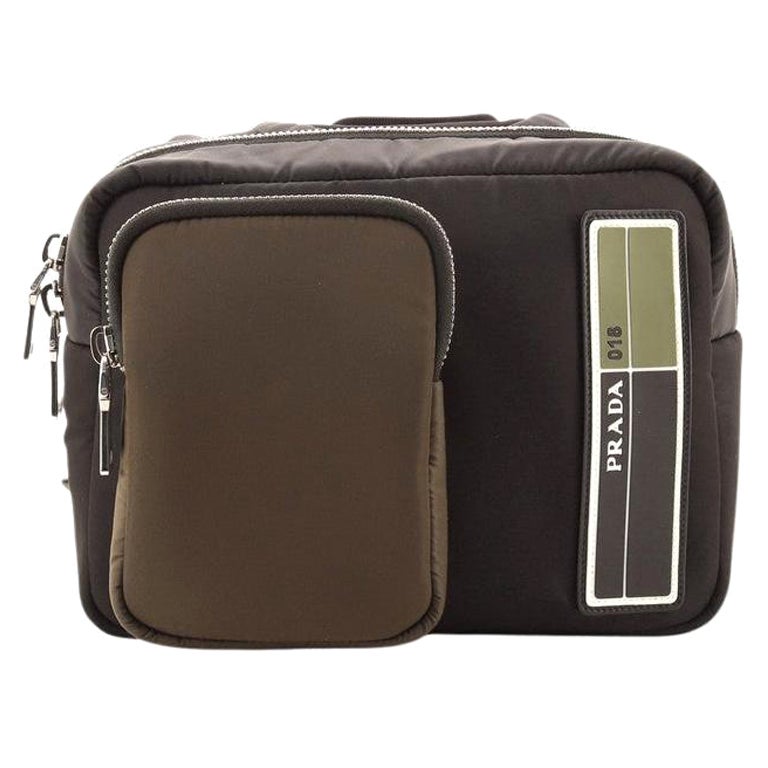 Vintage Authentic Prada Black Quilted Backpack Italy w Dust Bag LARGE ...