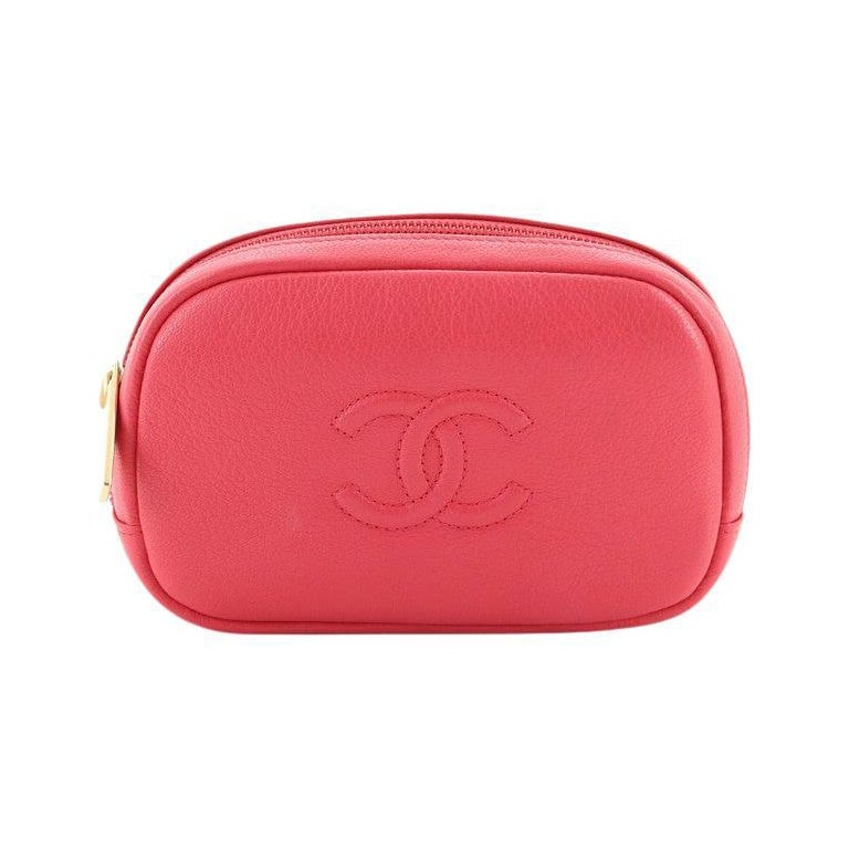 Chanel Timeless Round Pouch Calfskin Small at 1stDibs