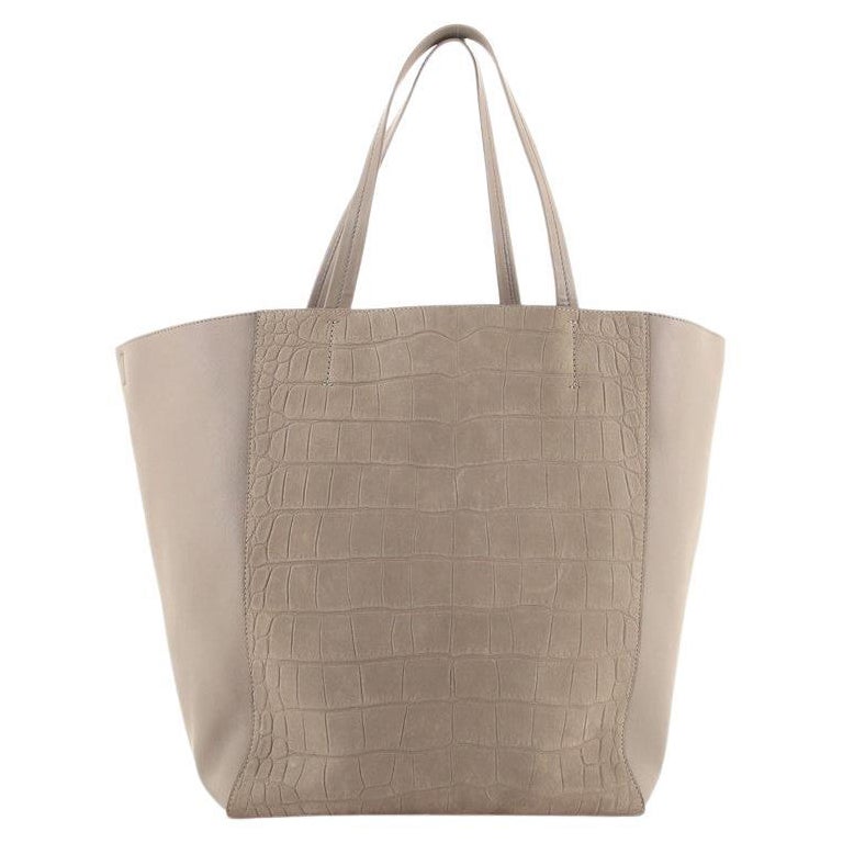 Celine Brown Limited-Edition Leather Mini Luggage Tote Bag For Sale at ...