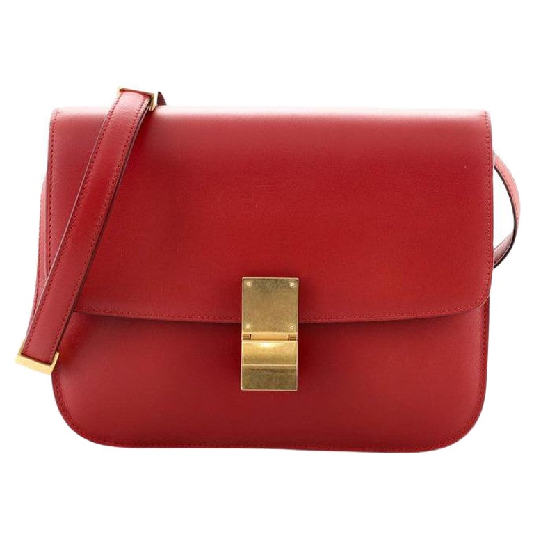 Celine Classic Box Bag Smooth Leather Medium at 1stDibs