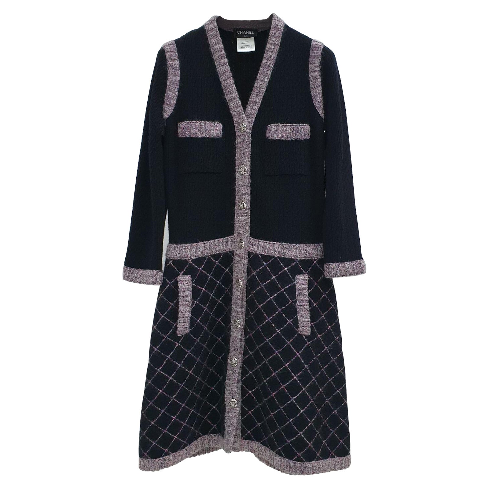 Chanel Bouclé Short Dress at 1stDibs