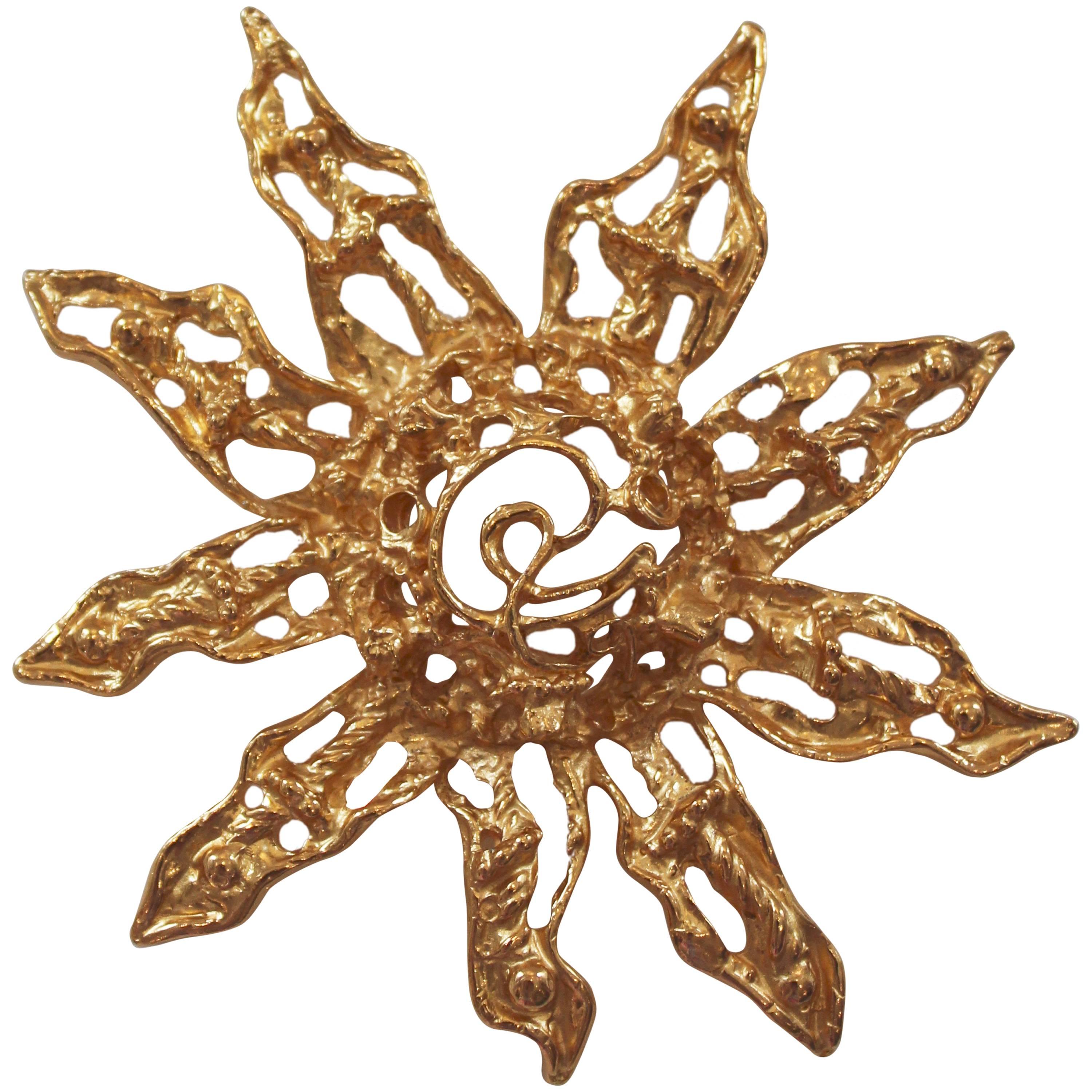 Sunburst Pin Brooch - 4 For Sale on 1stDibs | sunburst brooch