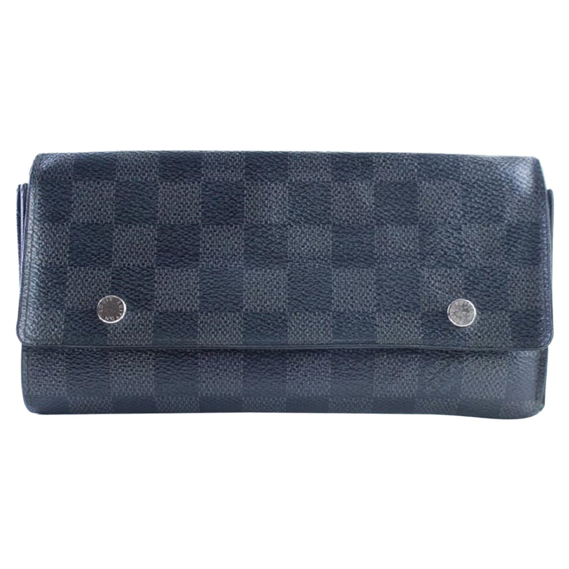 Louis Vuitton Damier Graphite Long Wallet 4LR859 For Sale at 1stDibs ...