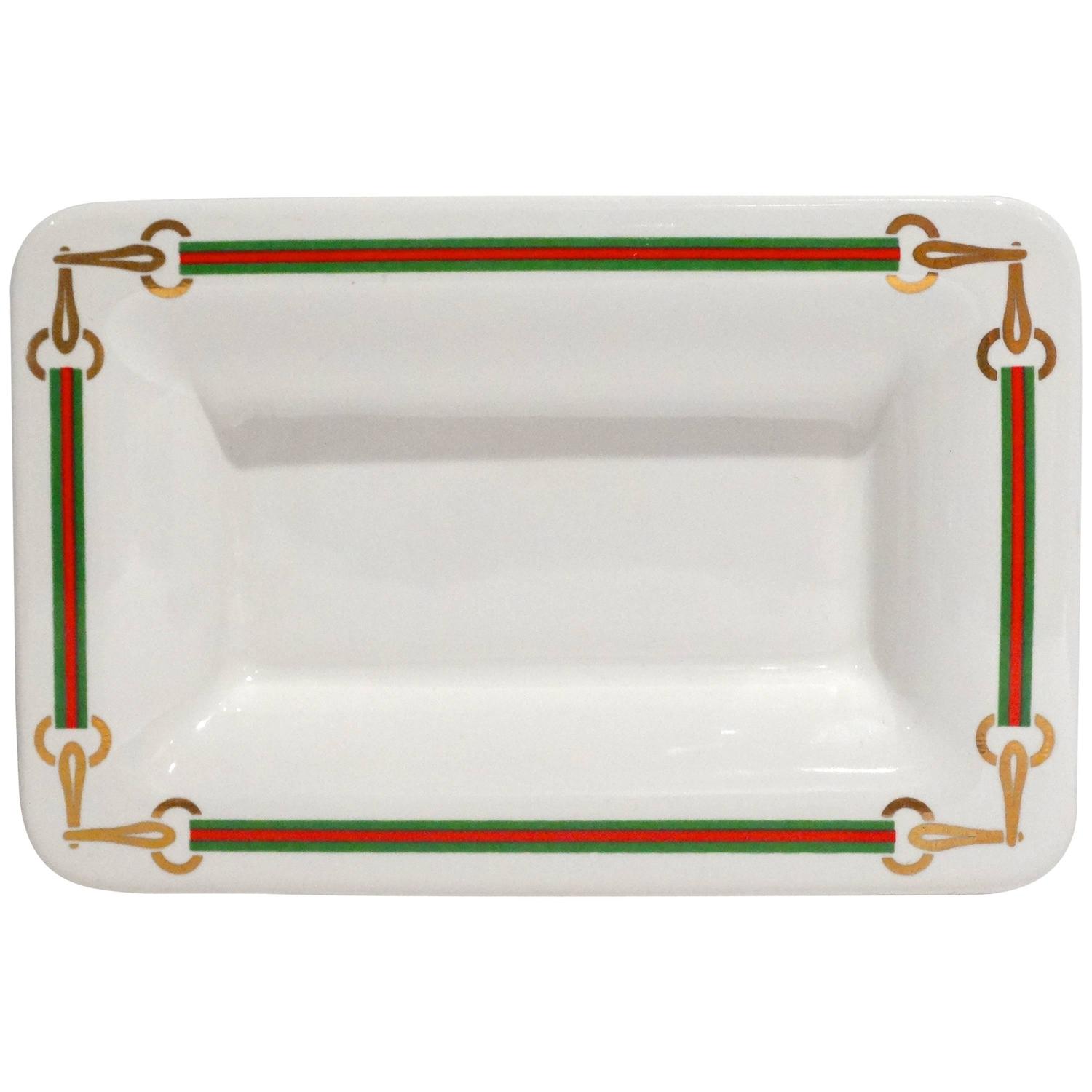 1970s Gucci Horsebit Ashtray at 1stdibs