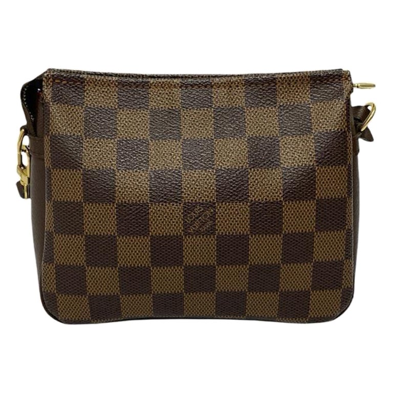 Louis Vuitton Brown Leather Bag For Sale at 1stDibs