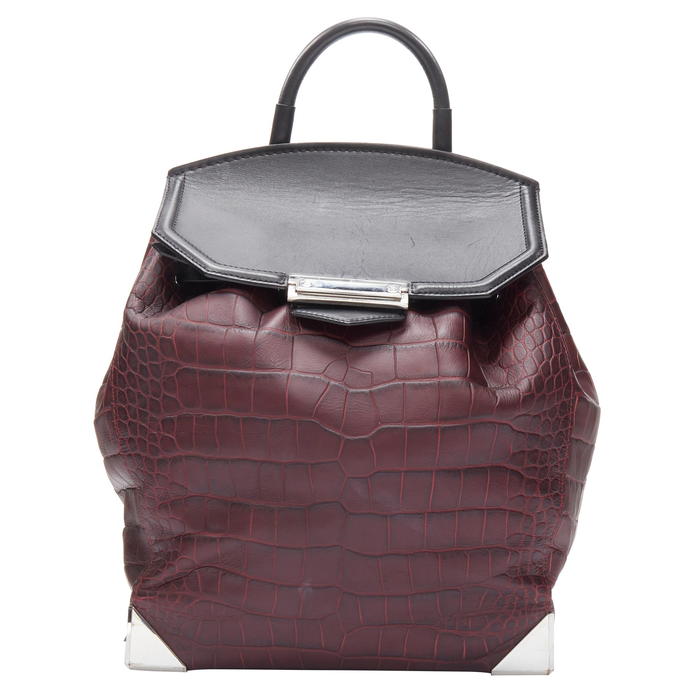 Alexander Wang Purple Pebbled Leather Rocco Duffel Bag For Sale at ...