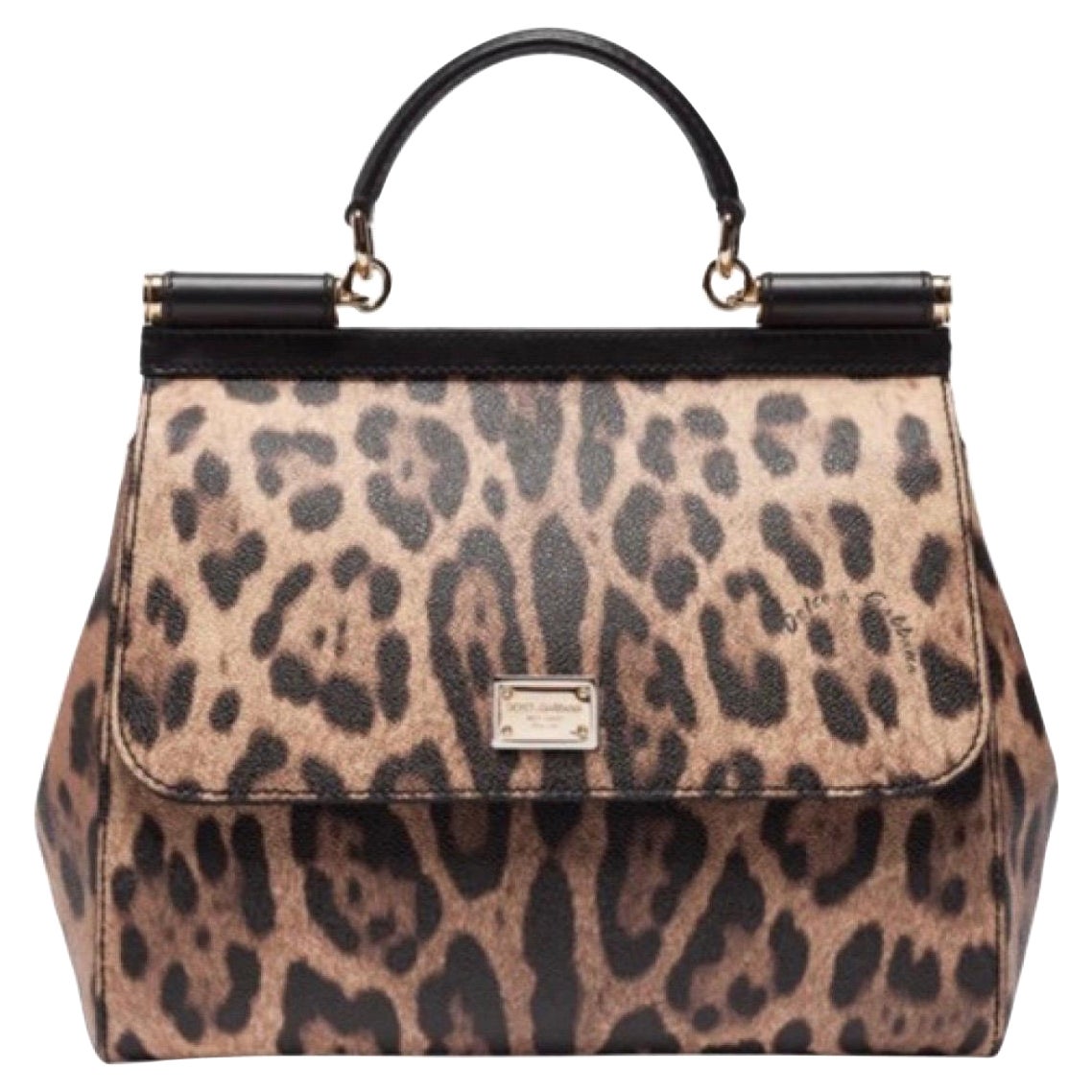 Dolce and Gabbana Leopard Print Bag at 1stDibs