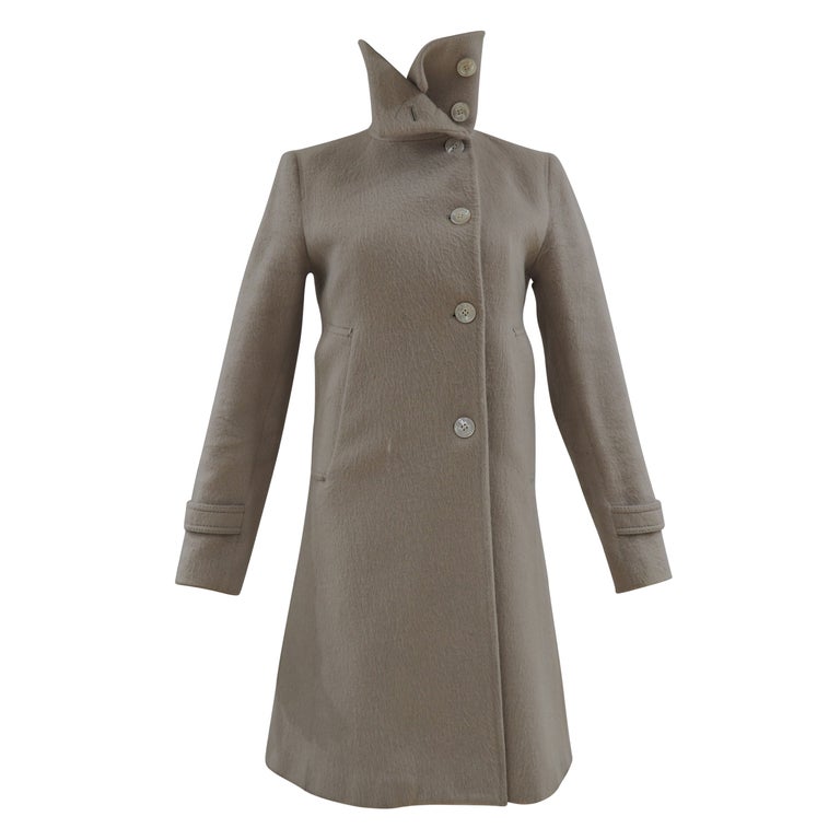 Costume National Alpaca wool coat For Sale at 1stDibs