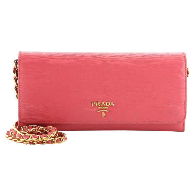 Prada Wallet on Chain Vitello Move Long at 1stDibs