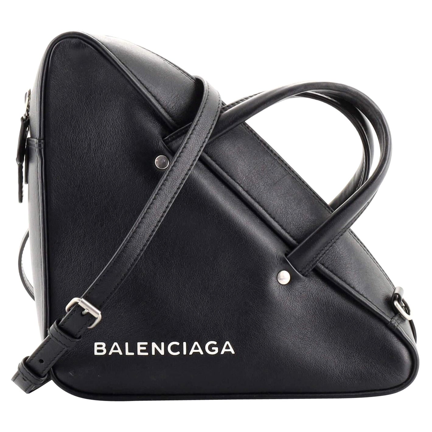 Balenciaga City Graffiti Classic Studs Bag Leather Small at 1stDibs
