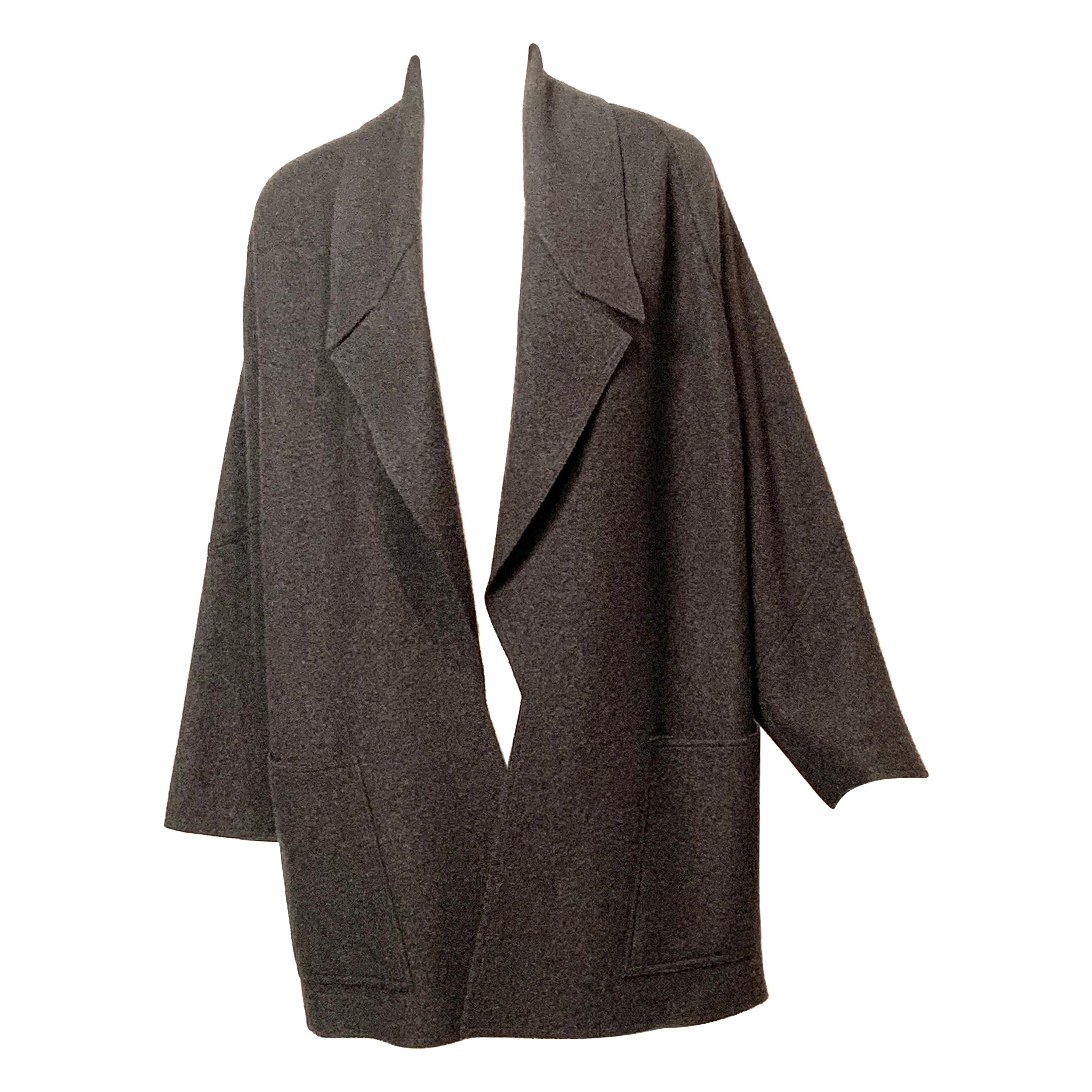 Shamask Wool Coat With Trapunto Detail at 1stDibs