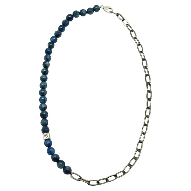 Jada Jo My Half Necklace Necklace in Sterling Silver For Sale at 1stDibs