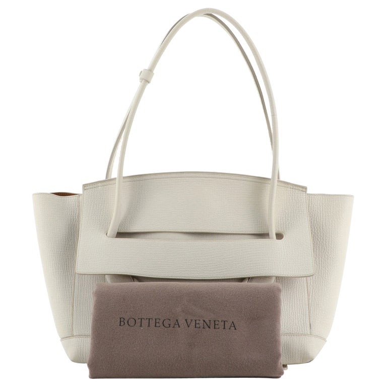 Bottega Veneta Arco Bag Grainy Leather Medium Neutral at 1stDibs