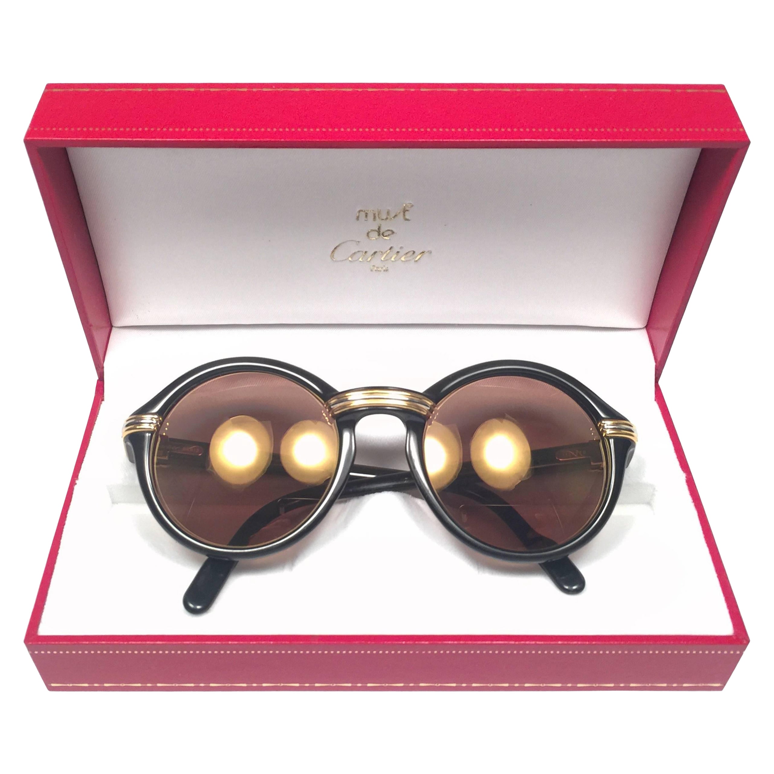 Cartier Rimless Sunglasses With Rose Pink Tinted Lenses at 1stDibs ...
