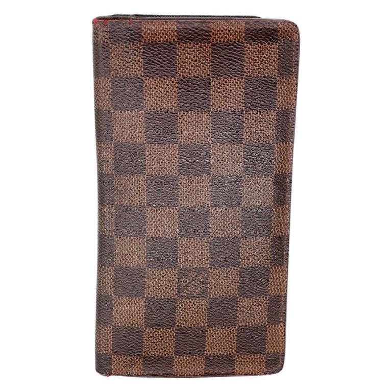 Louis Vuitton Damier Monogram GM Travel Checkbook Wallet LV-1202P-0001 ...
