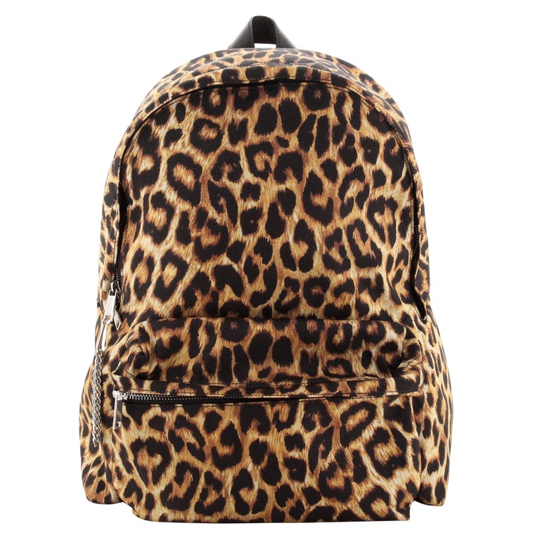 Celine Zip Around Backpack Printed Canvas Medium at 1stDibs