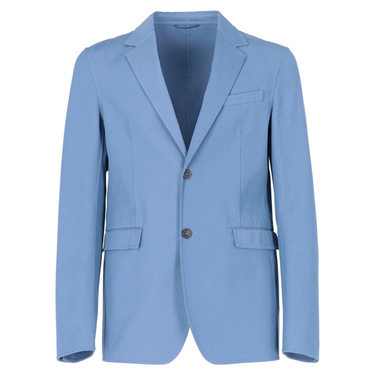 2010s Jil Sander Powder Blue Jacket at 1stDibs