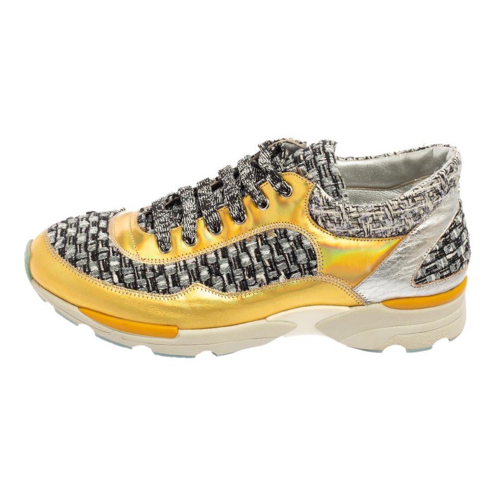 Chanel Low Top CC Coated Canvas Tennis Sneakers CC-1104P-0015 For Sale ...