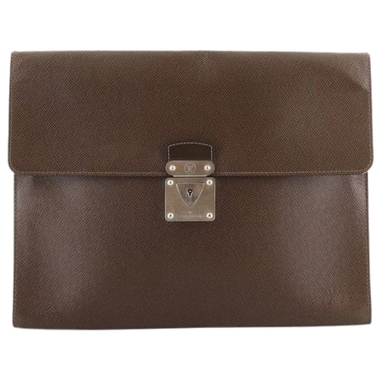 Louis Vuitton Porte-Documents Minuto Portfolio Taiga Leder bei 1stDibs