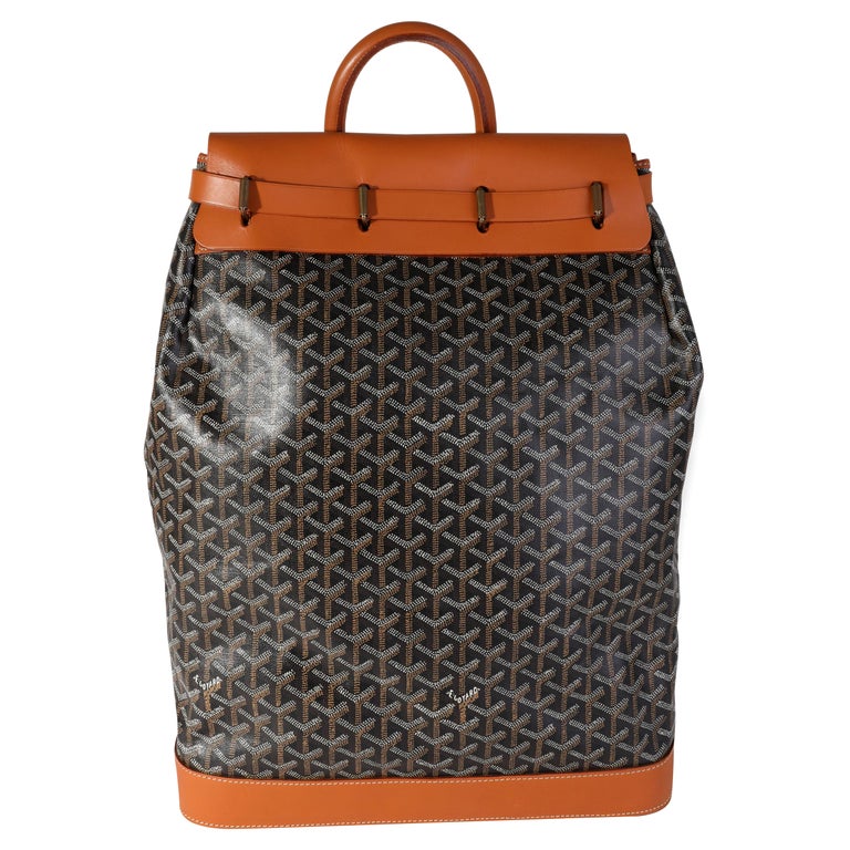 Goyard Black Goyardine Steamer Bag For Sale at 1stDibs