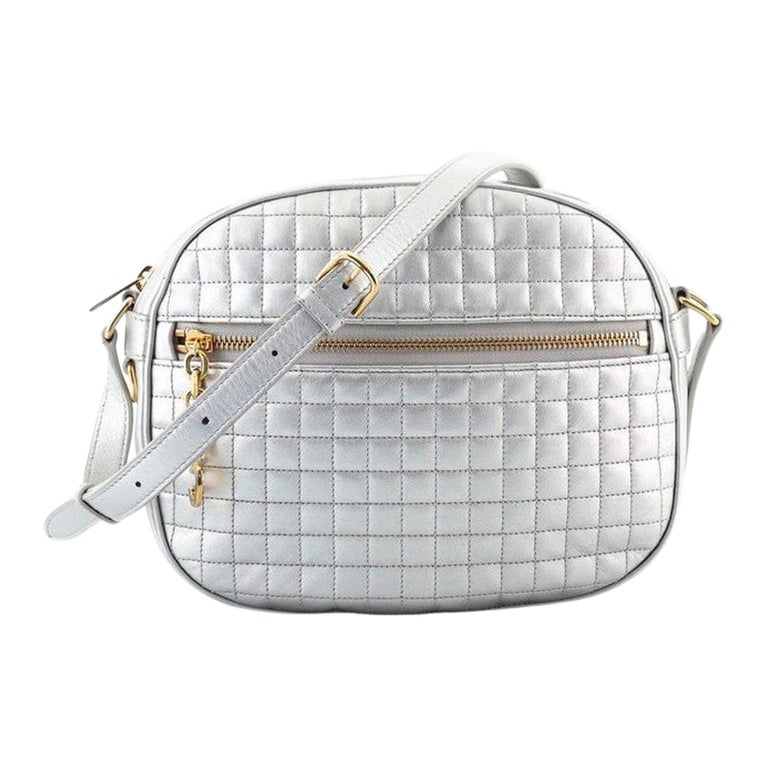 Celine C Charm Camera Bag Quilted Leather Medium at 1stDibs