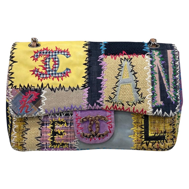 Chanel Jumbo Patchwork Multicol Patch For Sale at 1stDibs