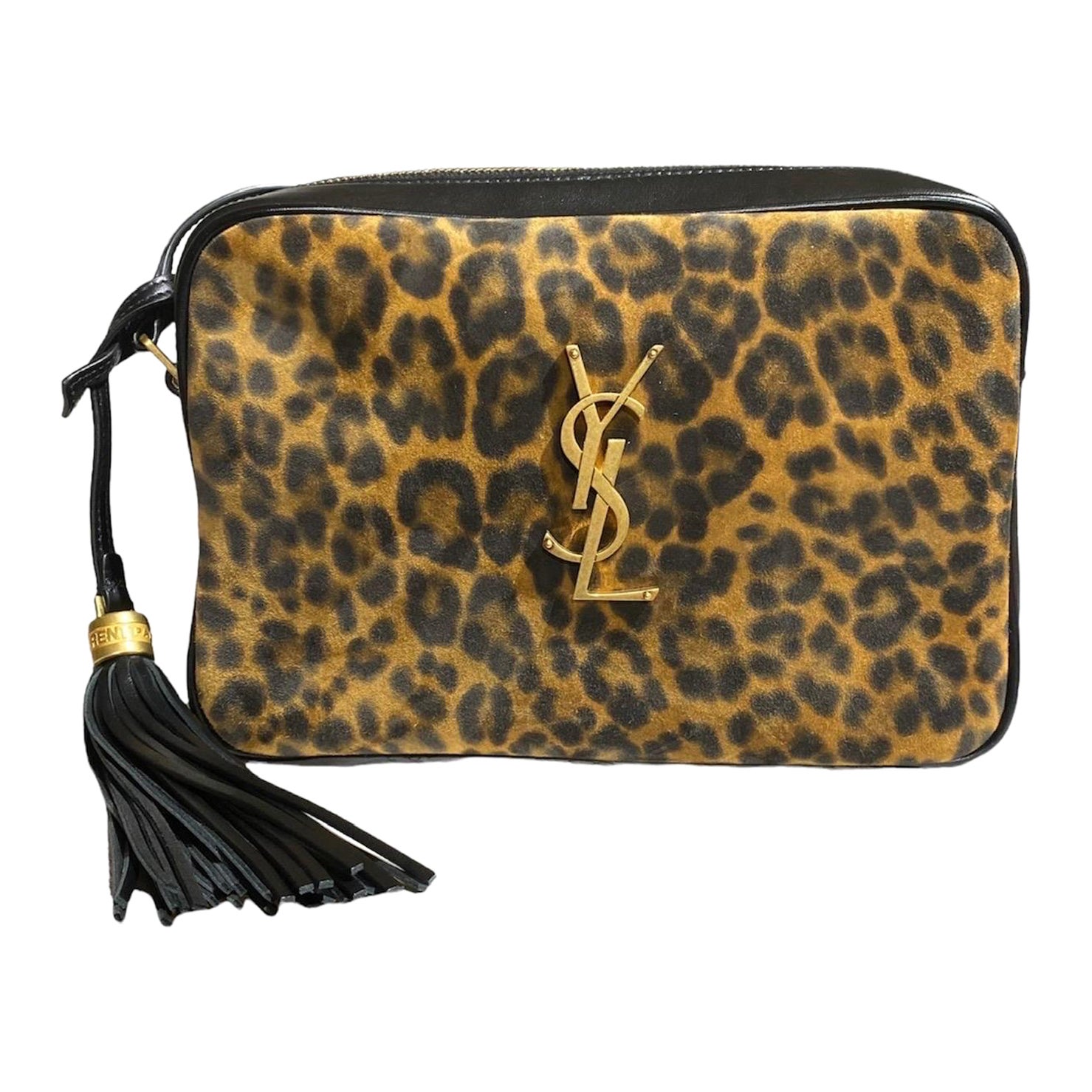 Saint Laurent Neon Green Leather Small Monogram Kate Shoulder Bag at ...