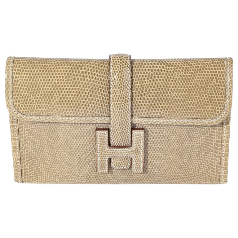 Hermès Ficelle Lizard Mini Jige For Sale at 1stDibs