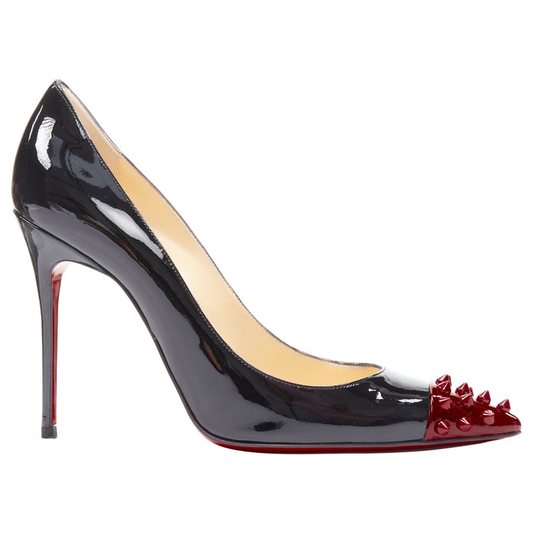 CHRISTIAN LOUBOUTIN Geo Pump 100 Escarpins à talons aiguille à bout ...