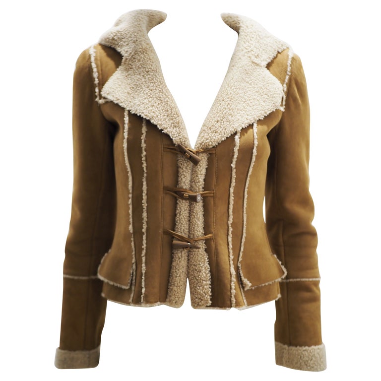 Chanel sheepskin jacket at 1stDibs