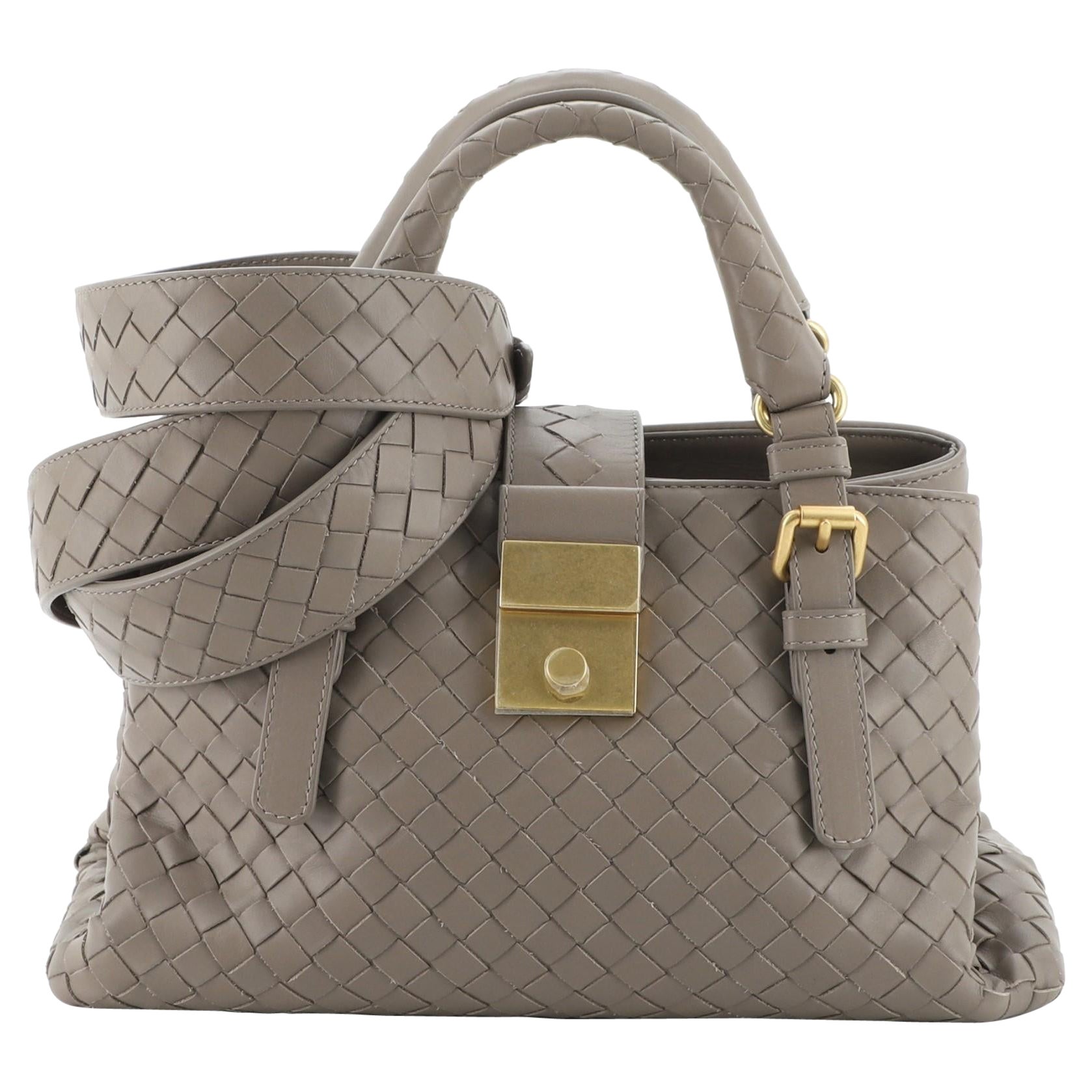 Bottega Veneta Roma Bag Intrecciato Nappa Mini at 1stDibs