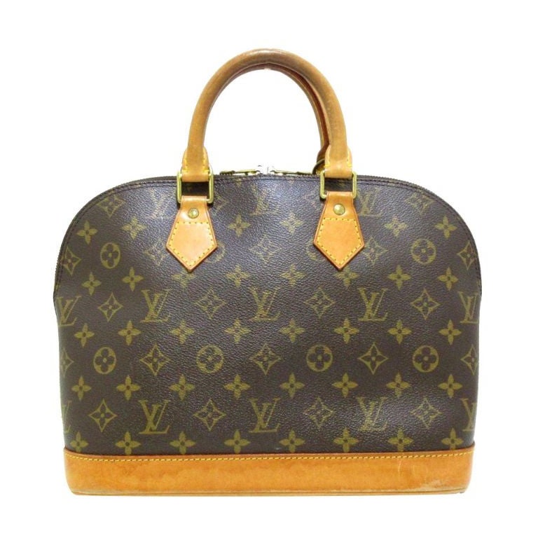 Louis Vuitton Monogram Alma PM Canvas Handbag with Cotton Lining For ...