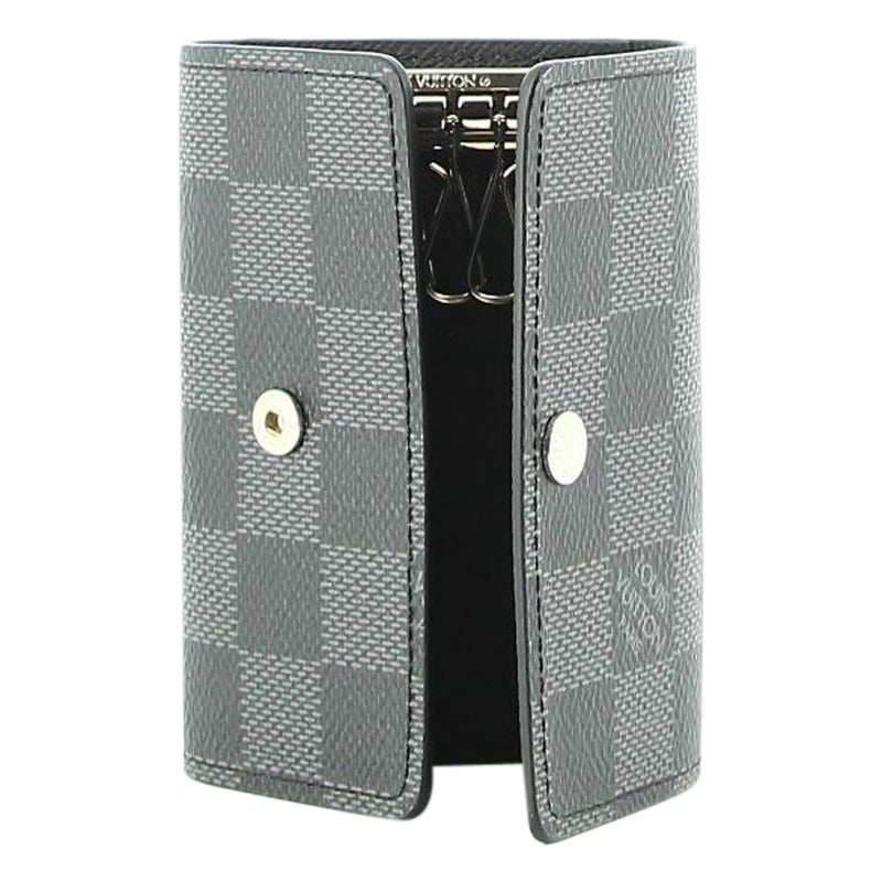 Louis Vuitton Blue Monogram MIni Lin Canvas Porte Tresor International ...