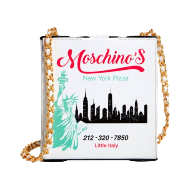 AW20 Moschino Couture J Scott New York Pizza Box Handbag Little Italy ...