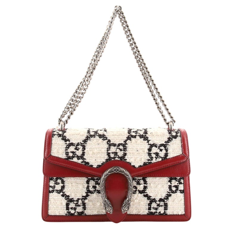 Gucci Dionysus Bag GG Tweed Small For Sale at 1stDibs
