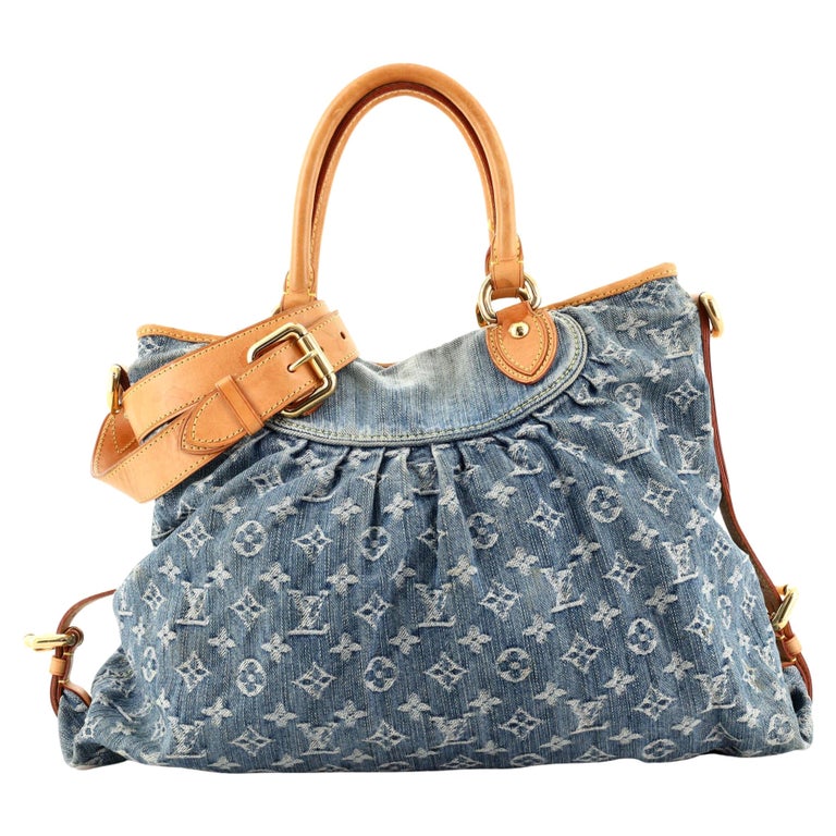 Louis Vuitton Neo Cabby Handbag Denim GM at 1stDibs