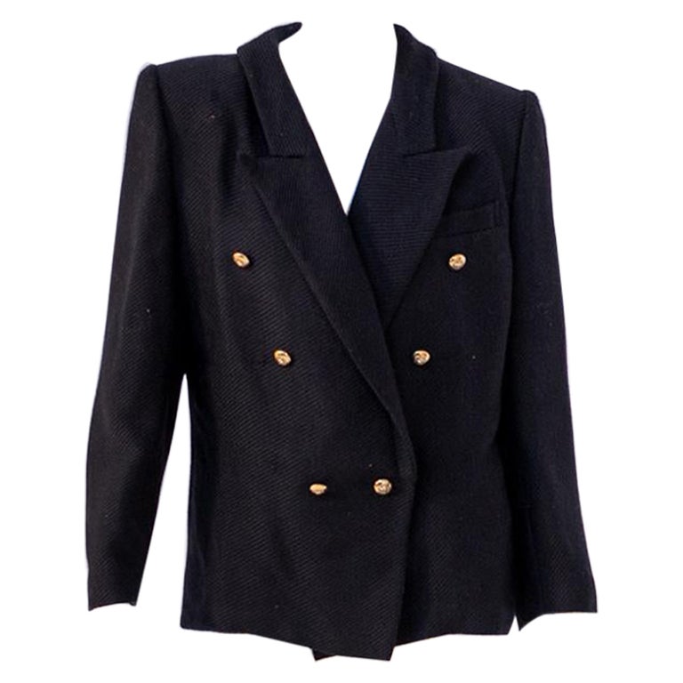 Vintage Ribbed Wool Jacket For Sale at 1stDibs