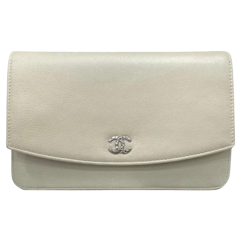 Chanel Woc White Shoulder Bag at 1stDibs